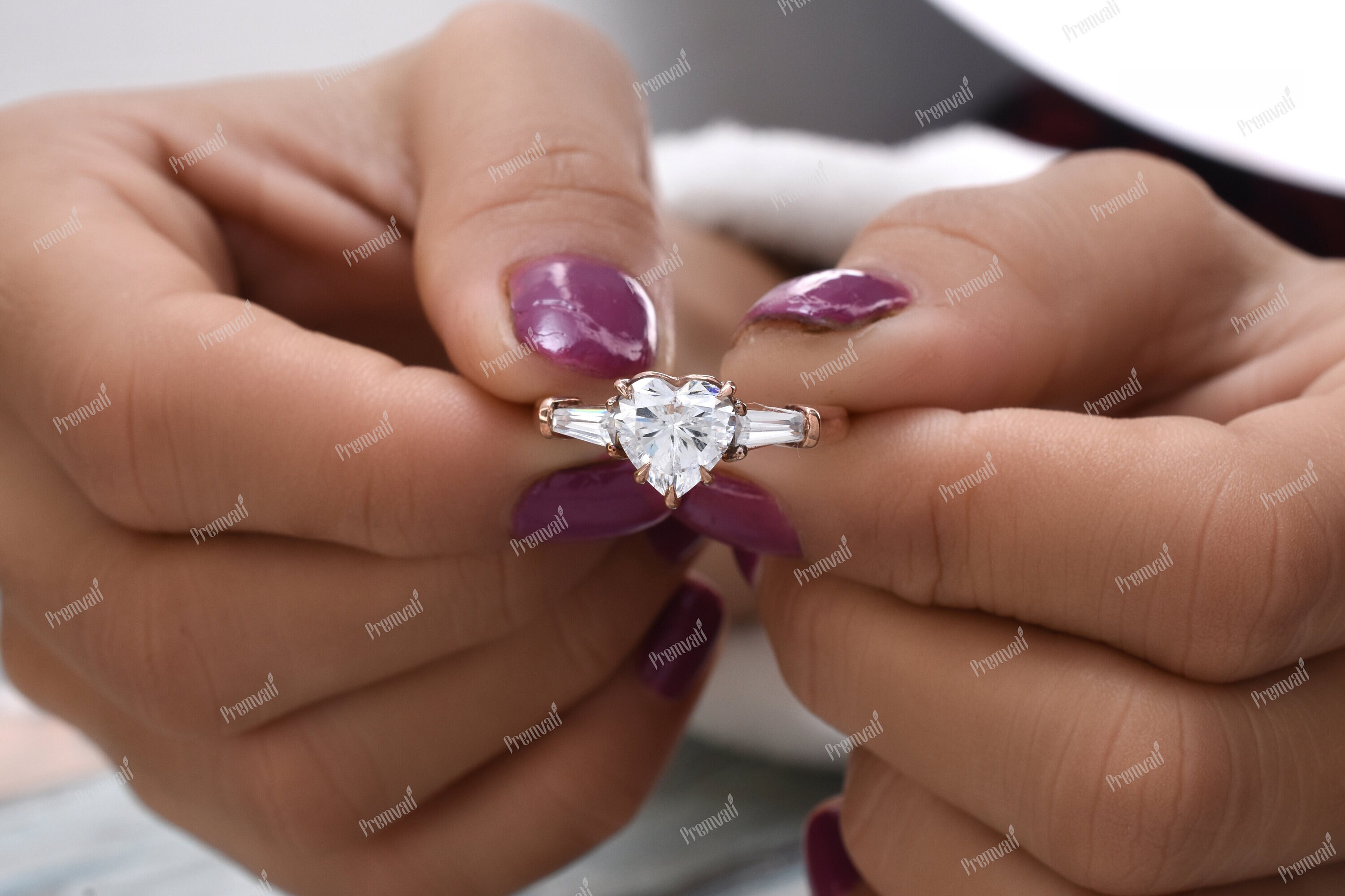 Heart Masonite Ring - Etsy