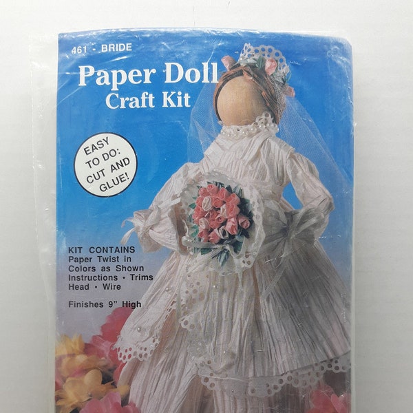 Bride Paper Doll - Etsy