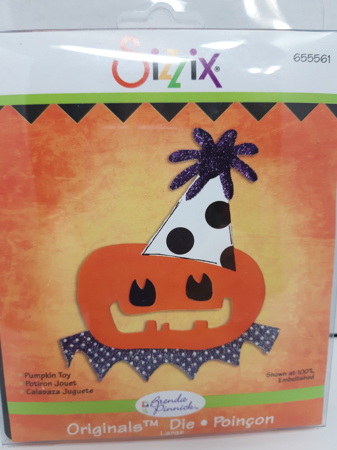 Sizzix Originals, Large Halloween Dies, Pumpkin Toy and Count Dracula ...