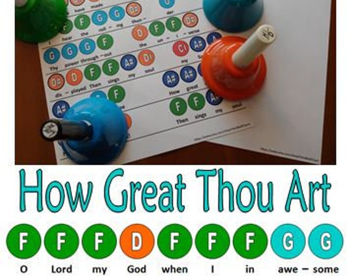 How Great Thou Art Handbell Chart - Etsy