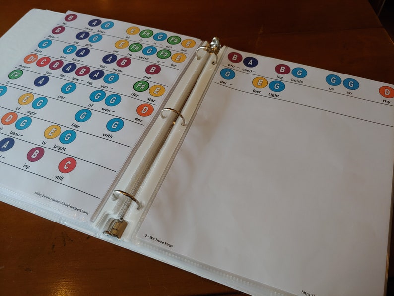 We Three Kings Handbell Chart - Etsy