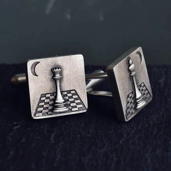 King and Queen Cufflinks - Etsy
