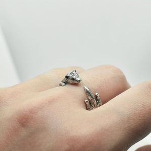 Ferret Ring, Silver Ferret Ring, Ferret, Ring, Ferret Jewelry, Animal ...