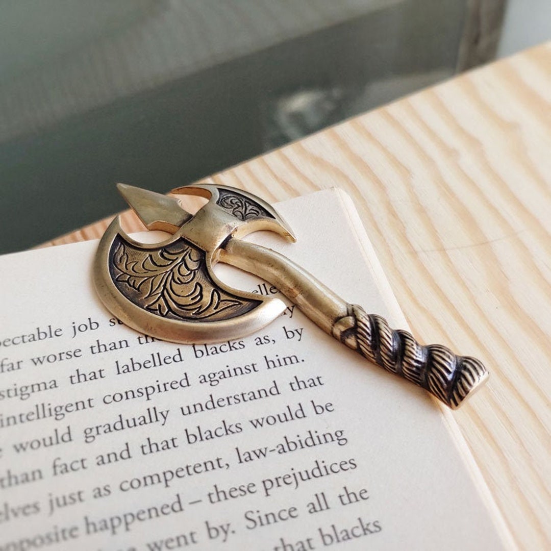 Dwarf Axe Bookmark, War Axe Bookmark, Page Holder, Tolkien Fan Gift ...