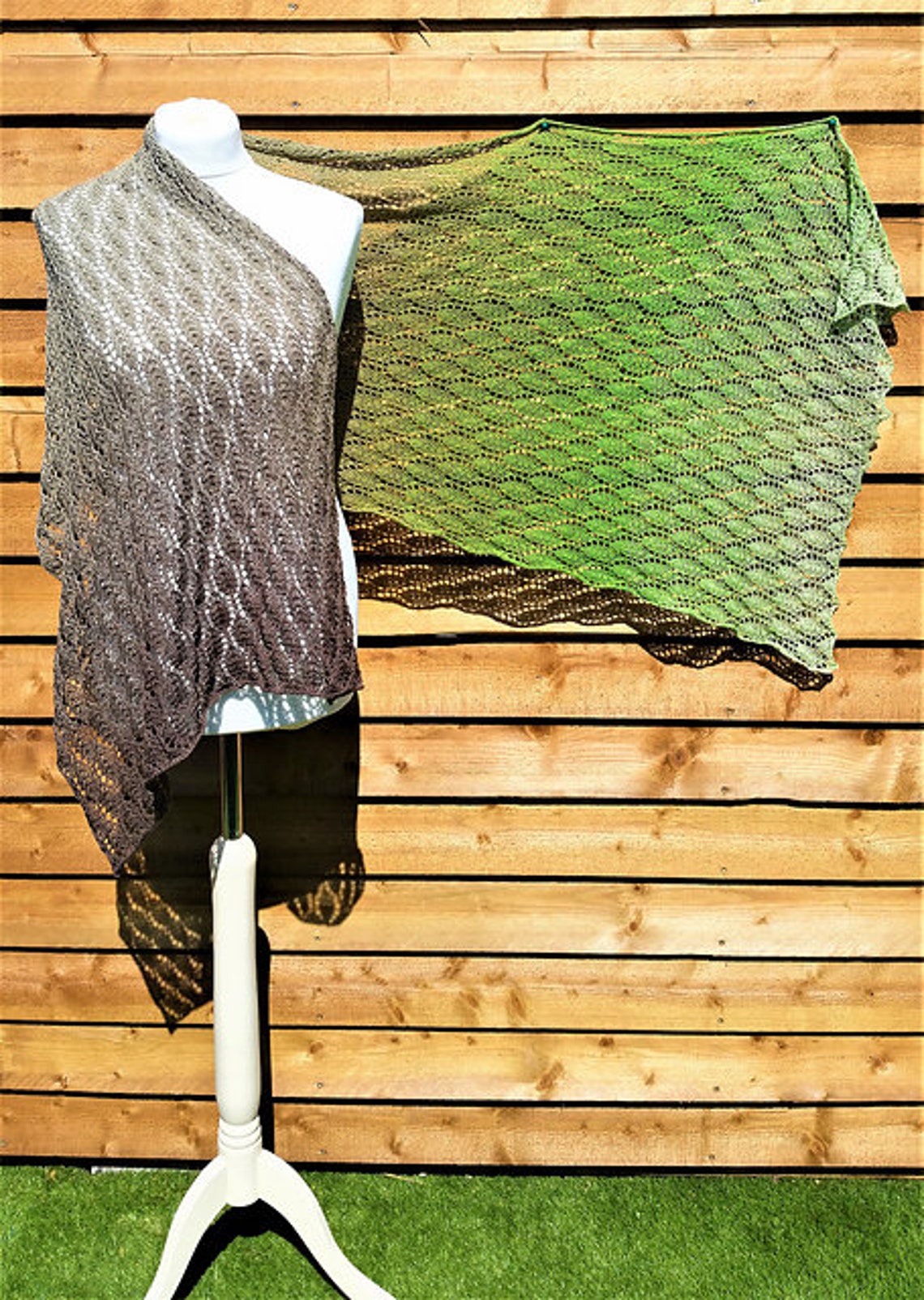 Leaf Shawl - Knitting Pattern - Etsy