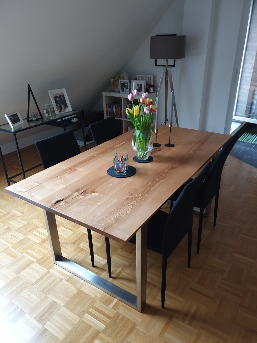 From 350 Euro Table Solid Wood Table Upcycling Dining Table Natural ...