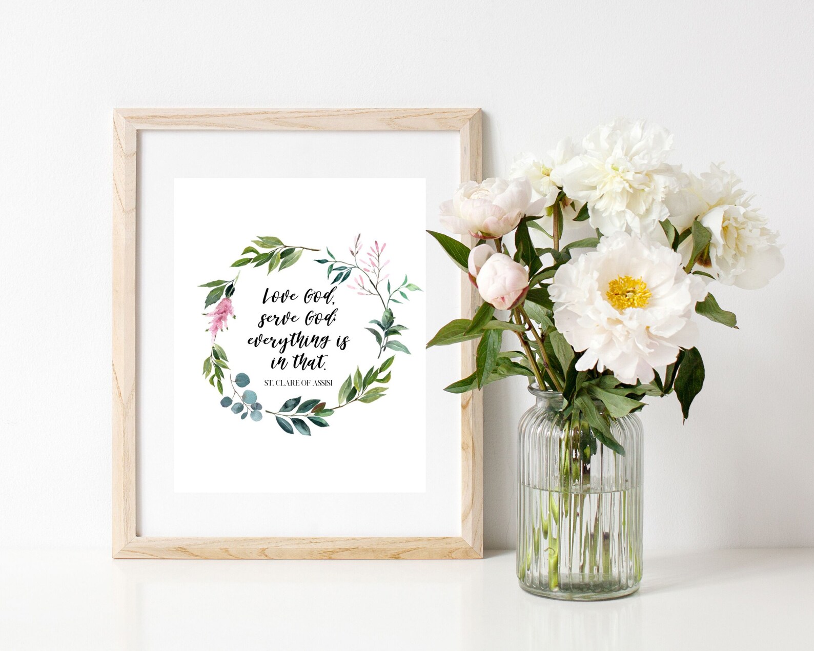 St. Clare of Assisi Quote Printable - Catholic Saint Quote Printable ...