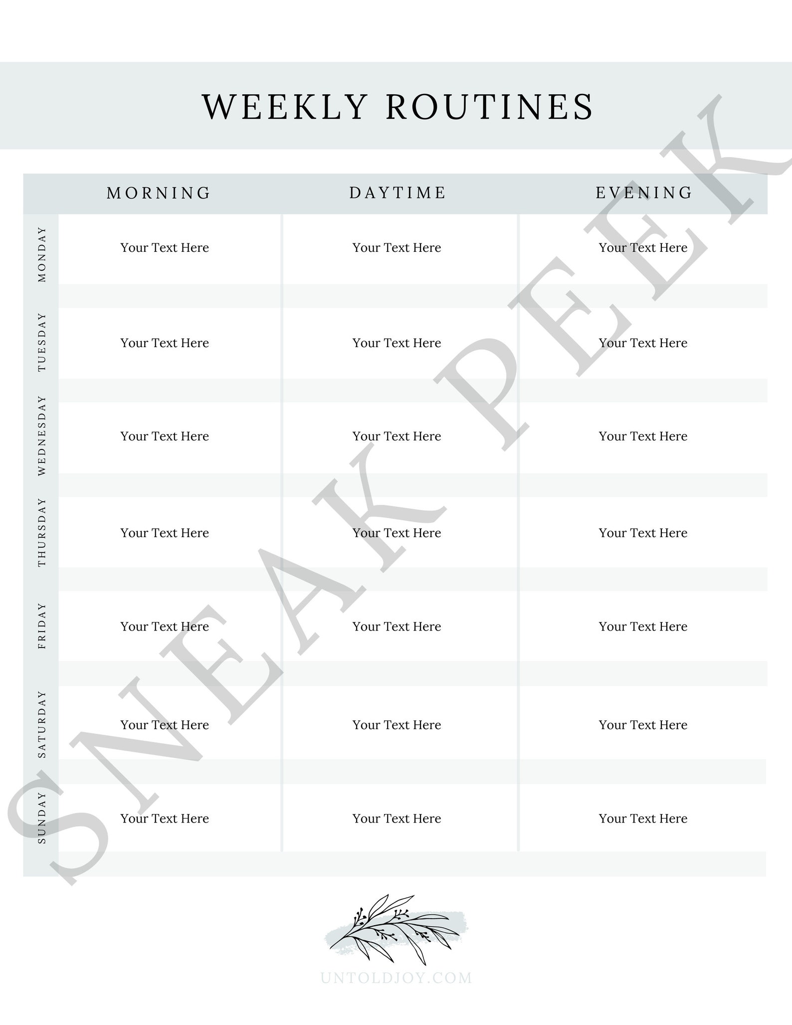 Untold Joy Family Binder - Instant Digital Download Template ...