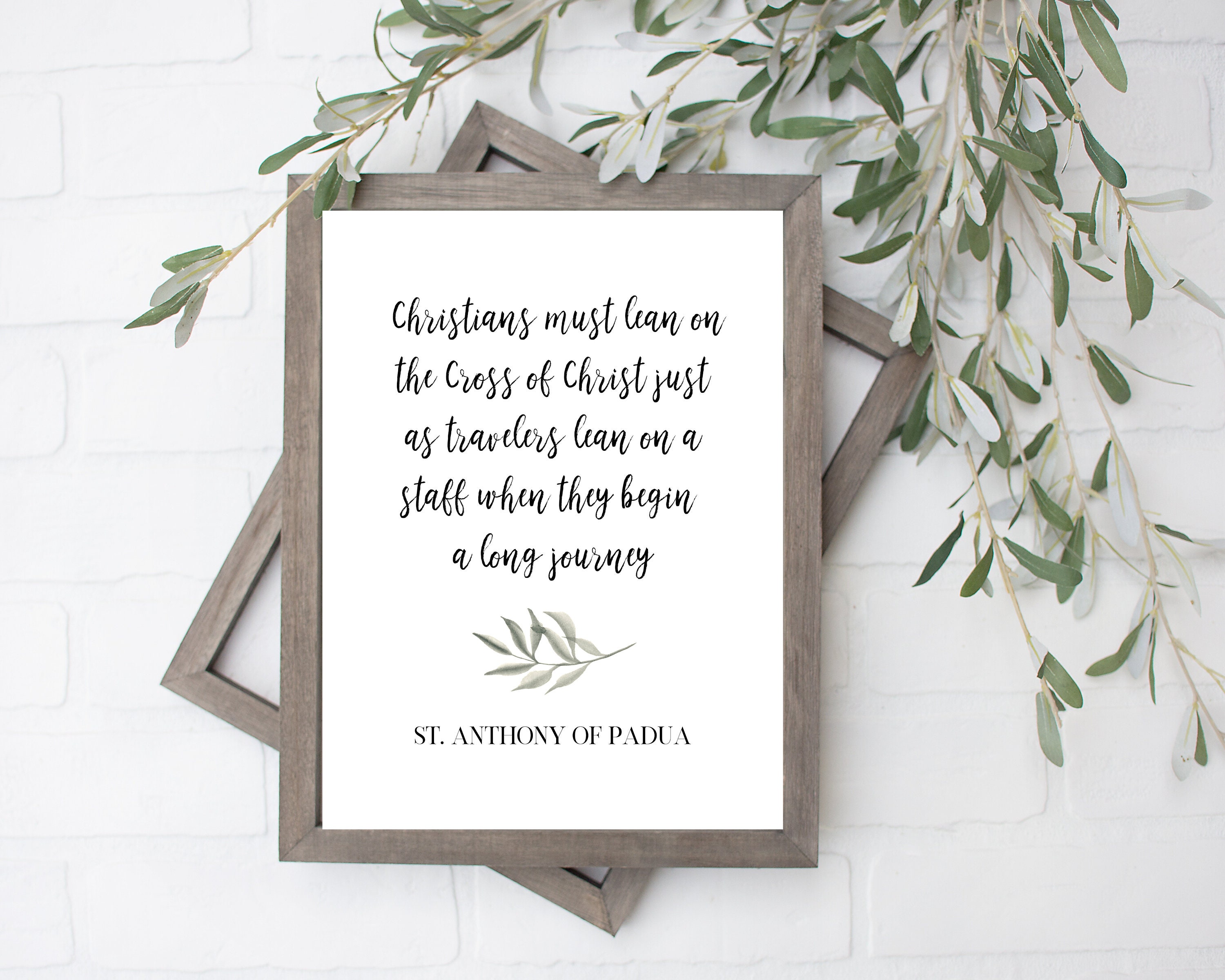 St. Anthony of Padua Quote Print Instant Download Printable Catholic ...
