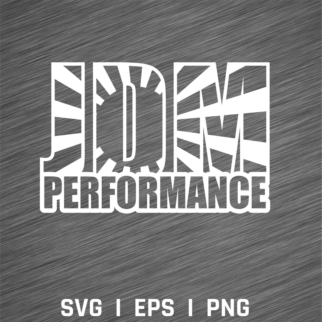 Plotter File Jdm Performance SVG EPS PNG Very Cleanly Drawn - Etsy