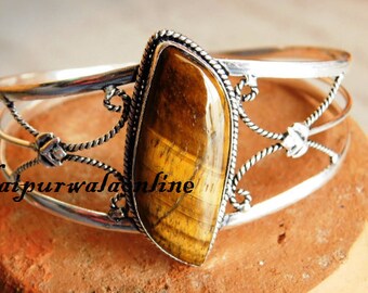 Tiger Eye Bangle - Etsy