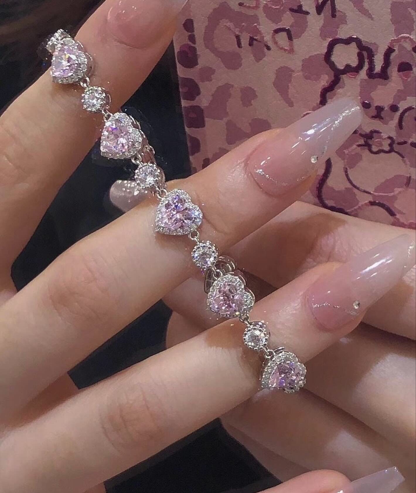 Pandora Bracelet, Heart Bracelet, Midnight Bracelet, 925 Sterling ...