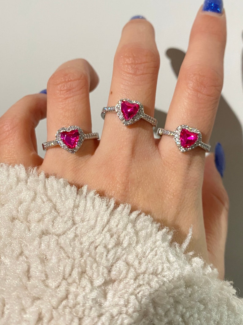 Pandora Ring, Pandora Pink Heart Ring,pandora Heart Ring, Pandora ...