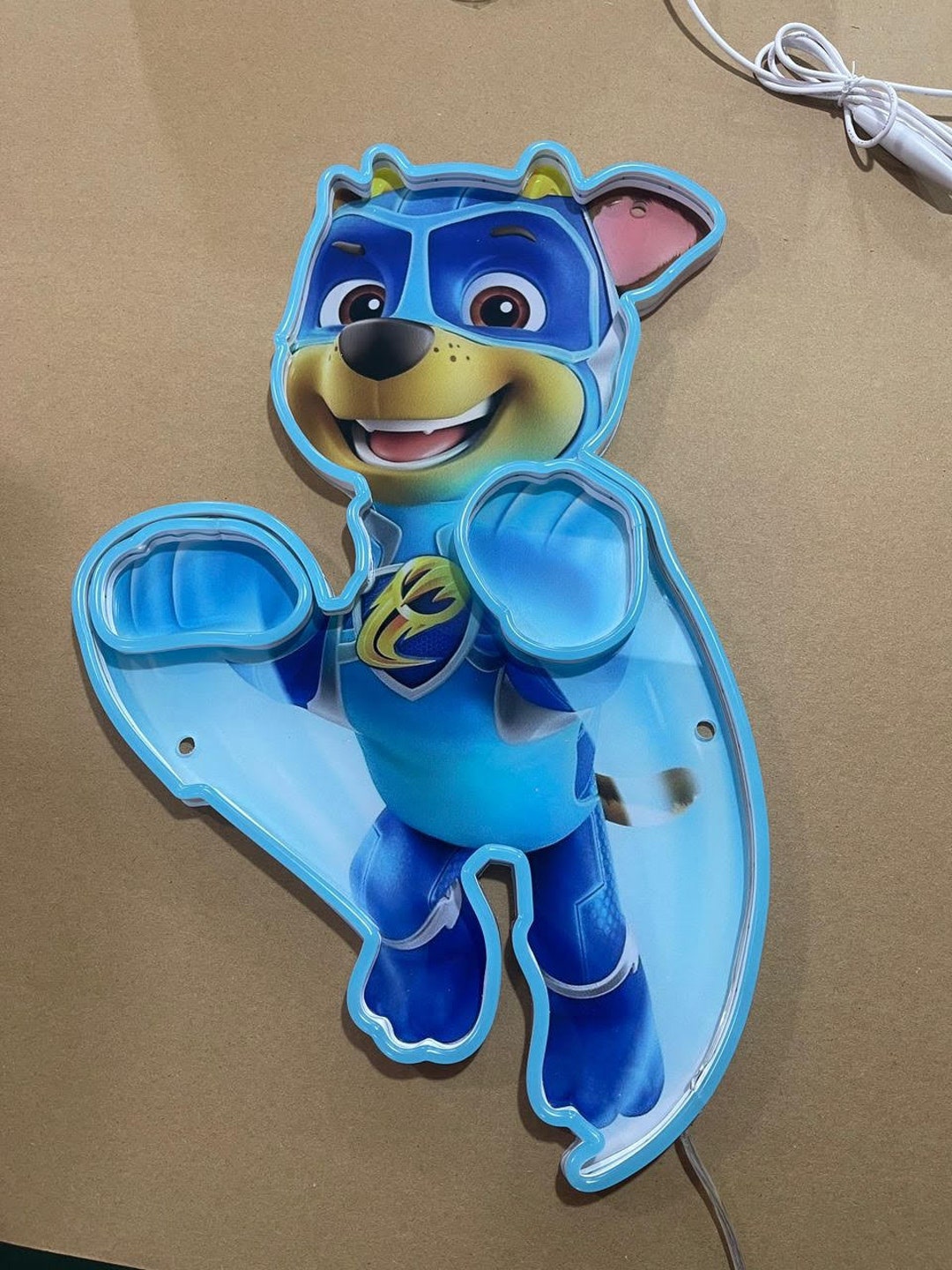 Custom Neon Chase Paw Patrol Neon Light Sign for Bedroom - Etsy
