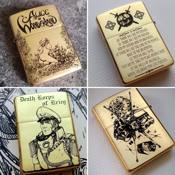 Custom Zippo - Etsy