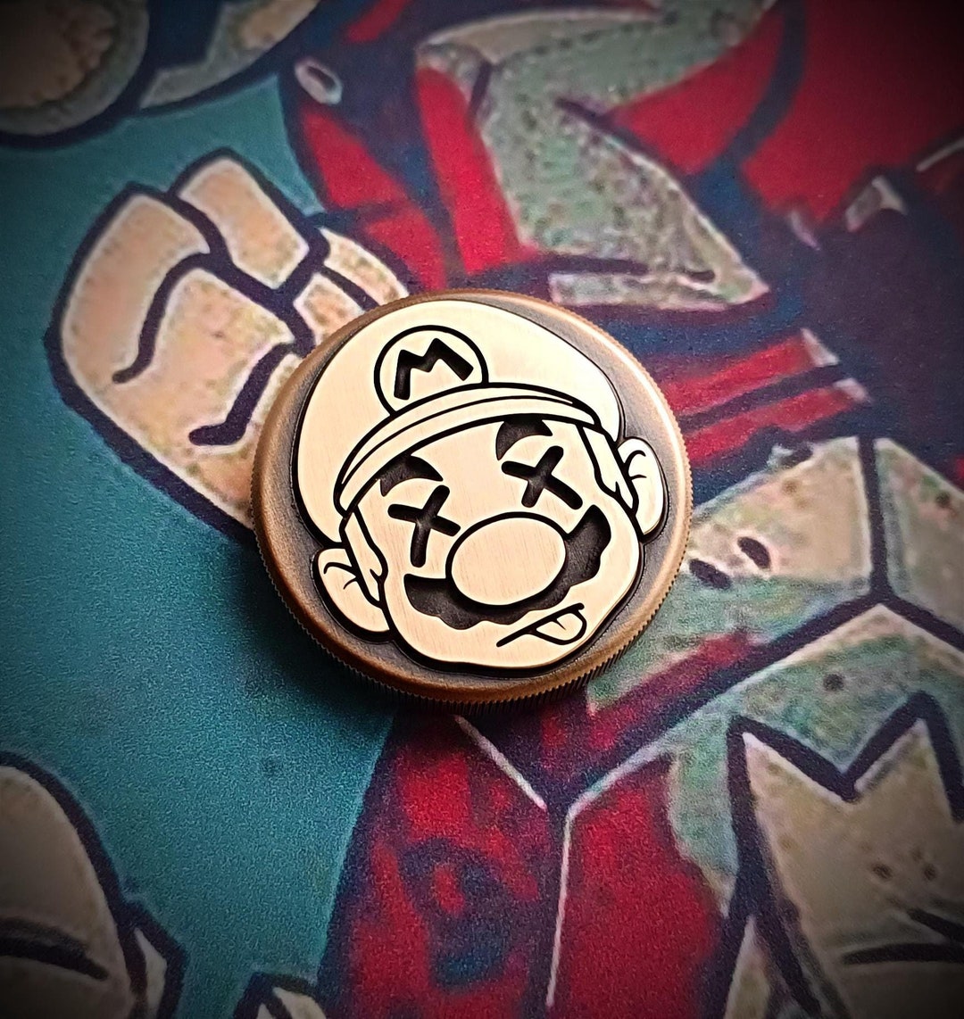 Worry Coin / Super Mario / Edc - Etsy