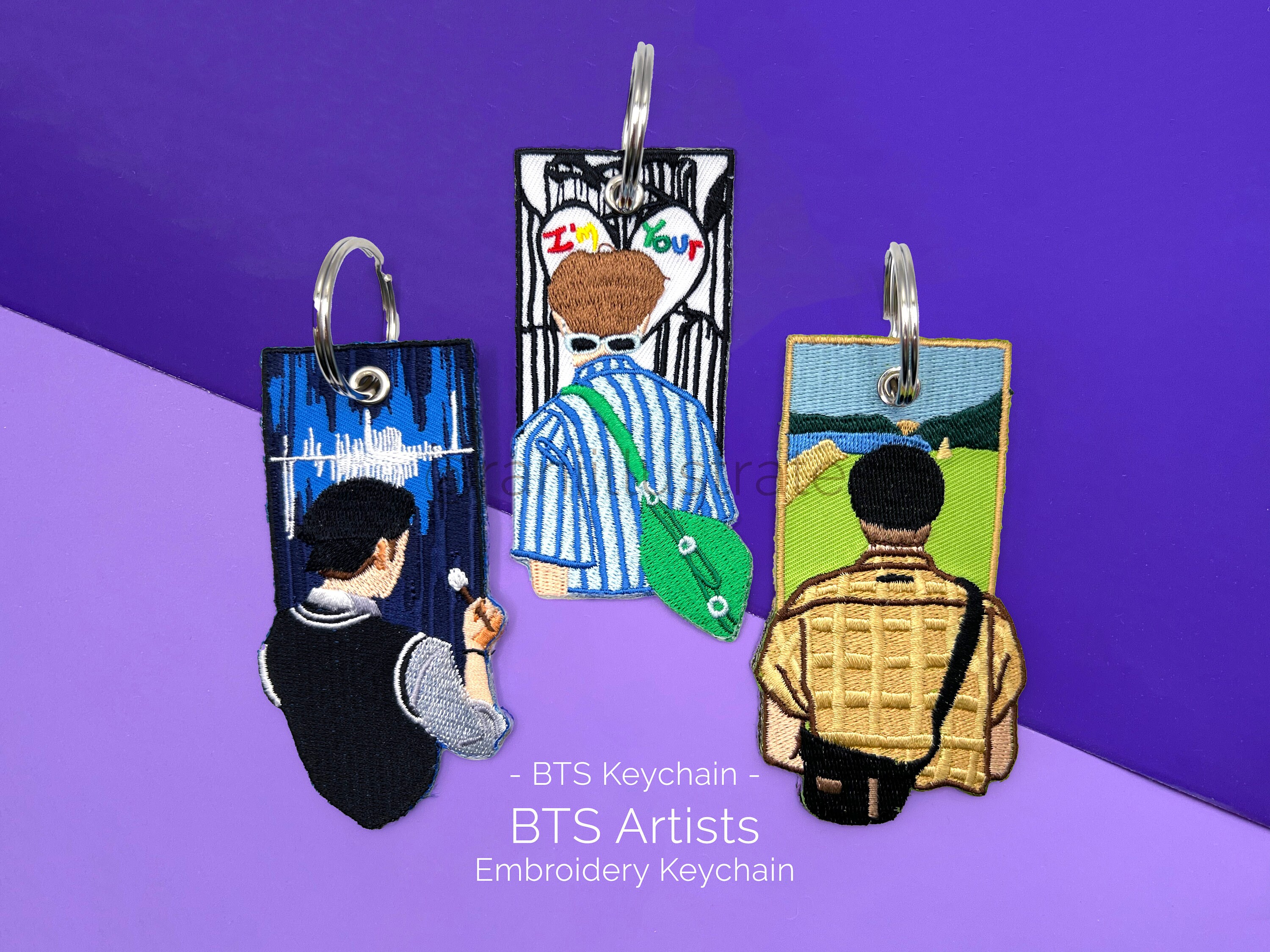 BTS Keychain BTS Artists - Etsy
