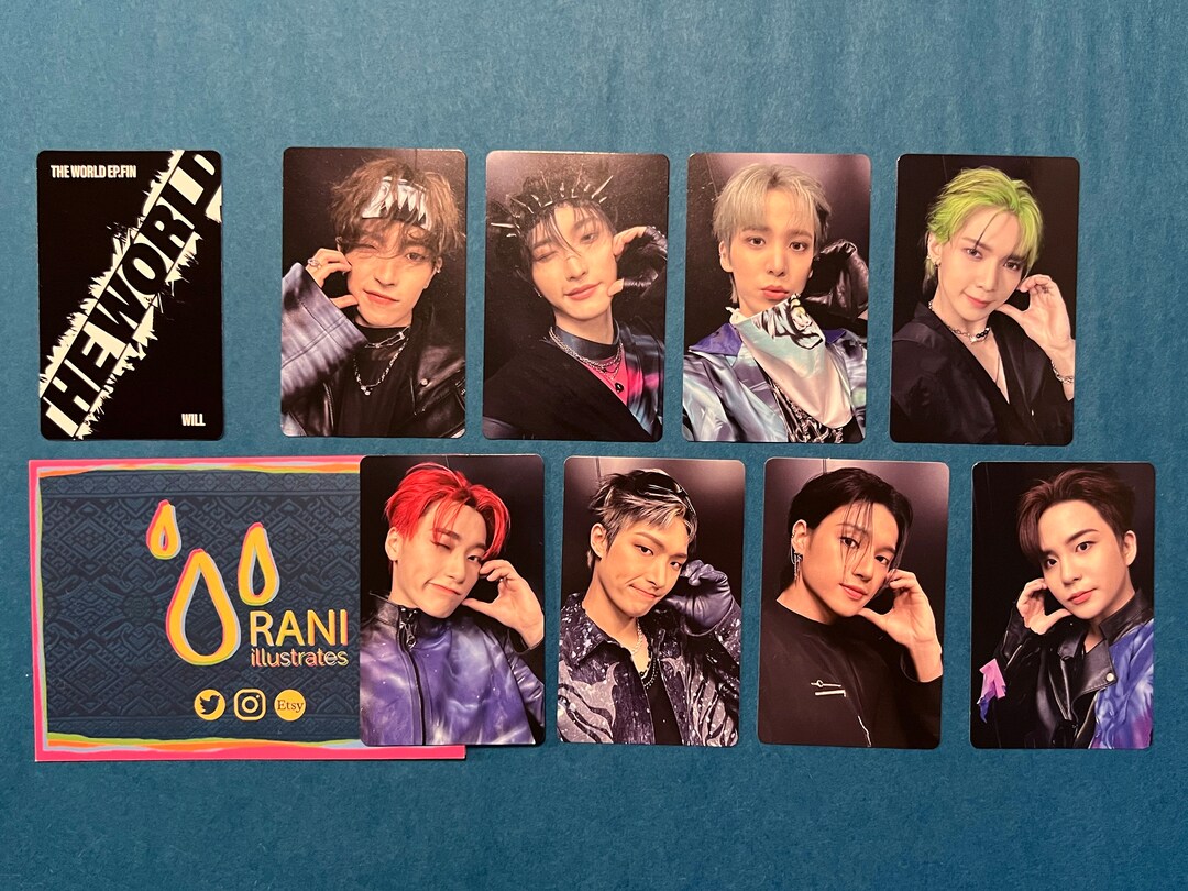 ATEEZ Pcs Official Platform Album Photocard Heart Cheek Version - Etsy