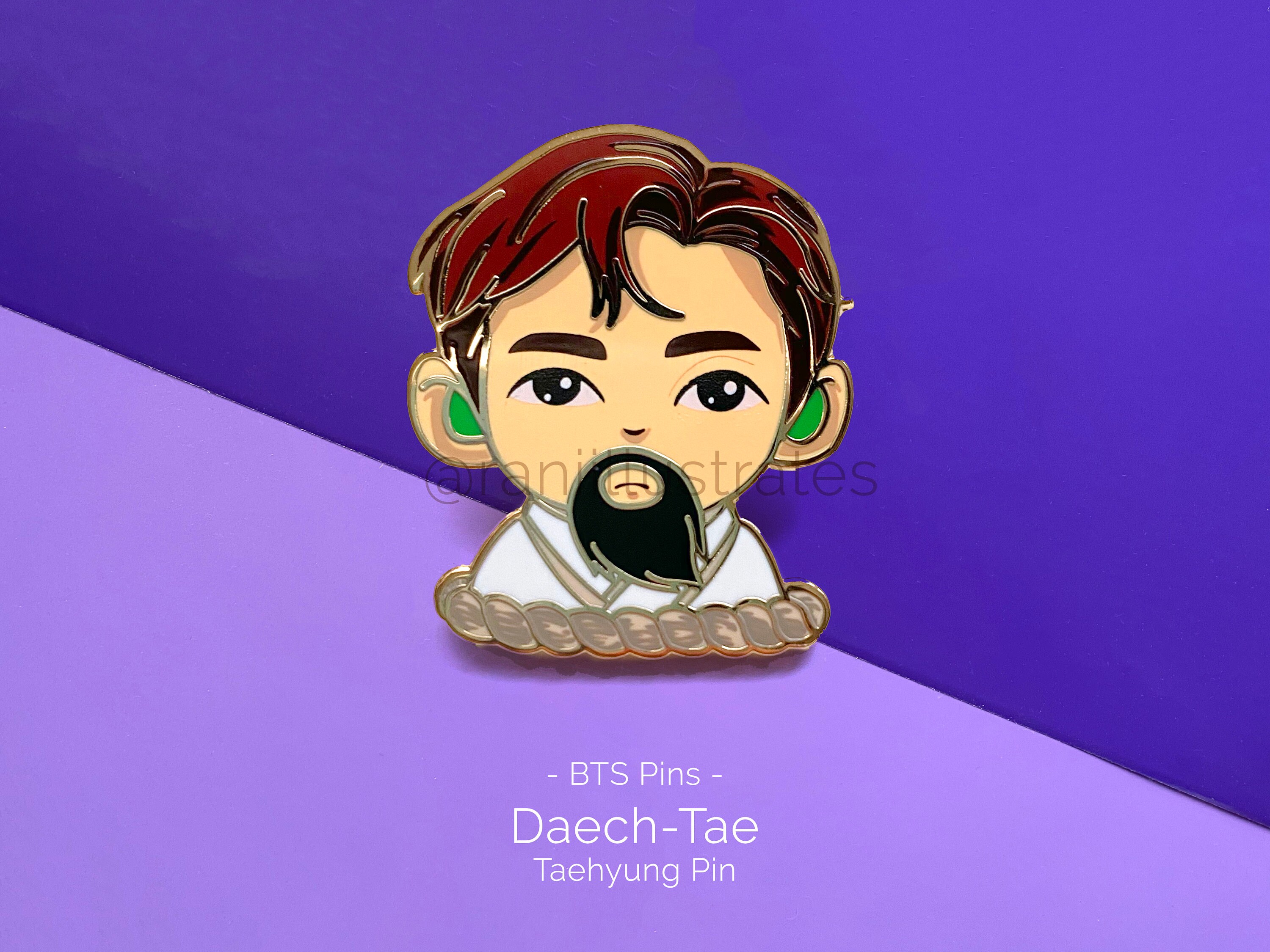 BTS Pins Daech-tae Pin - Etsy