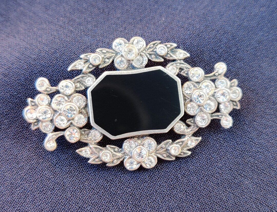 Silver Brooch, Sterling Silver, Vintage Brooch - Etsy