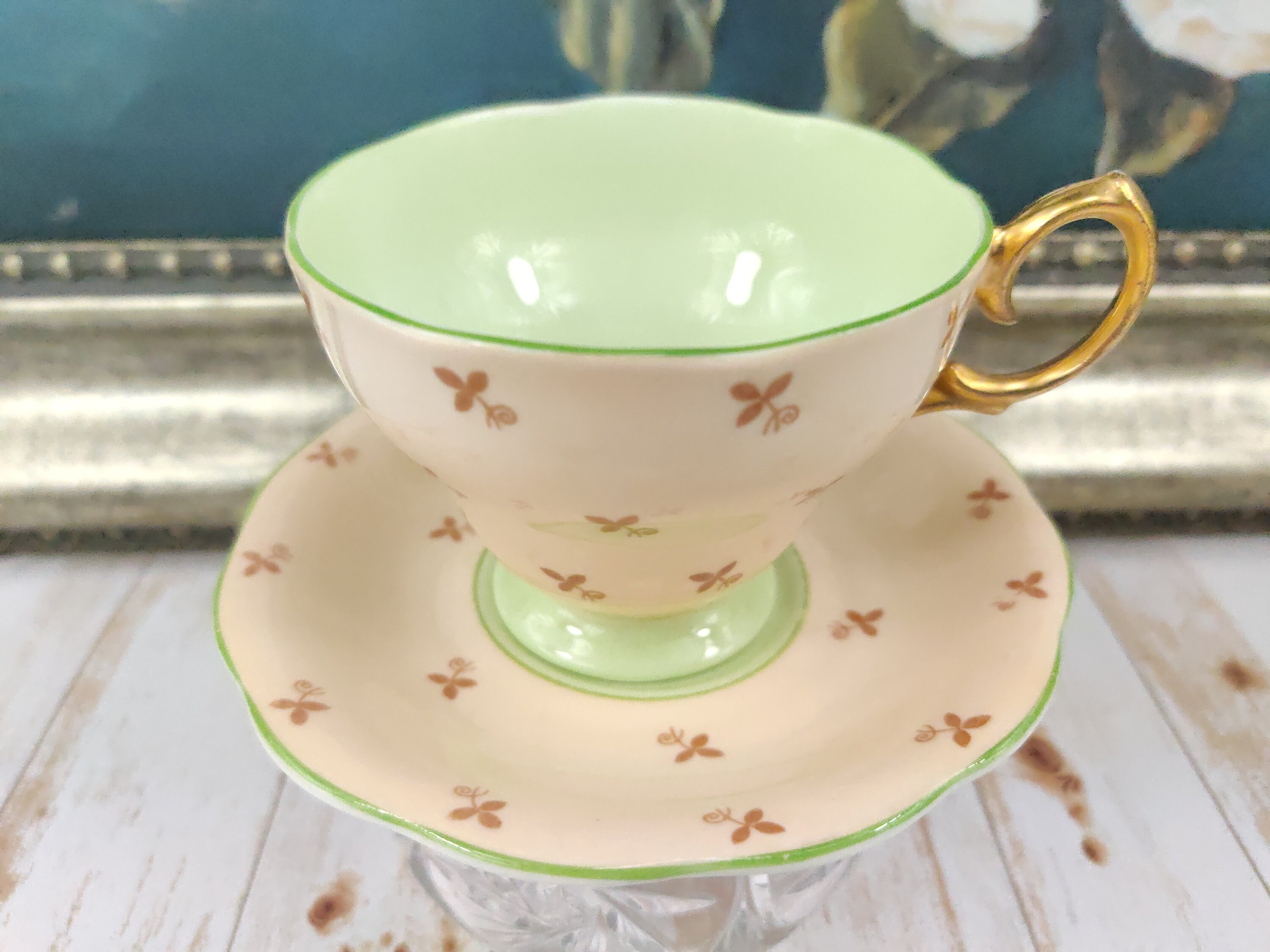 Vintage Tea Cup BELL CHINA Tea Cup and Saucer - Etsy Canada