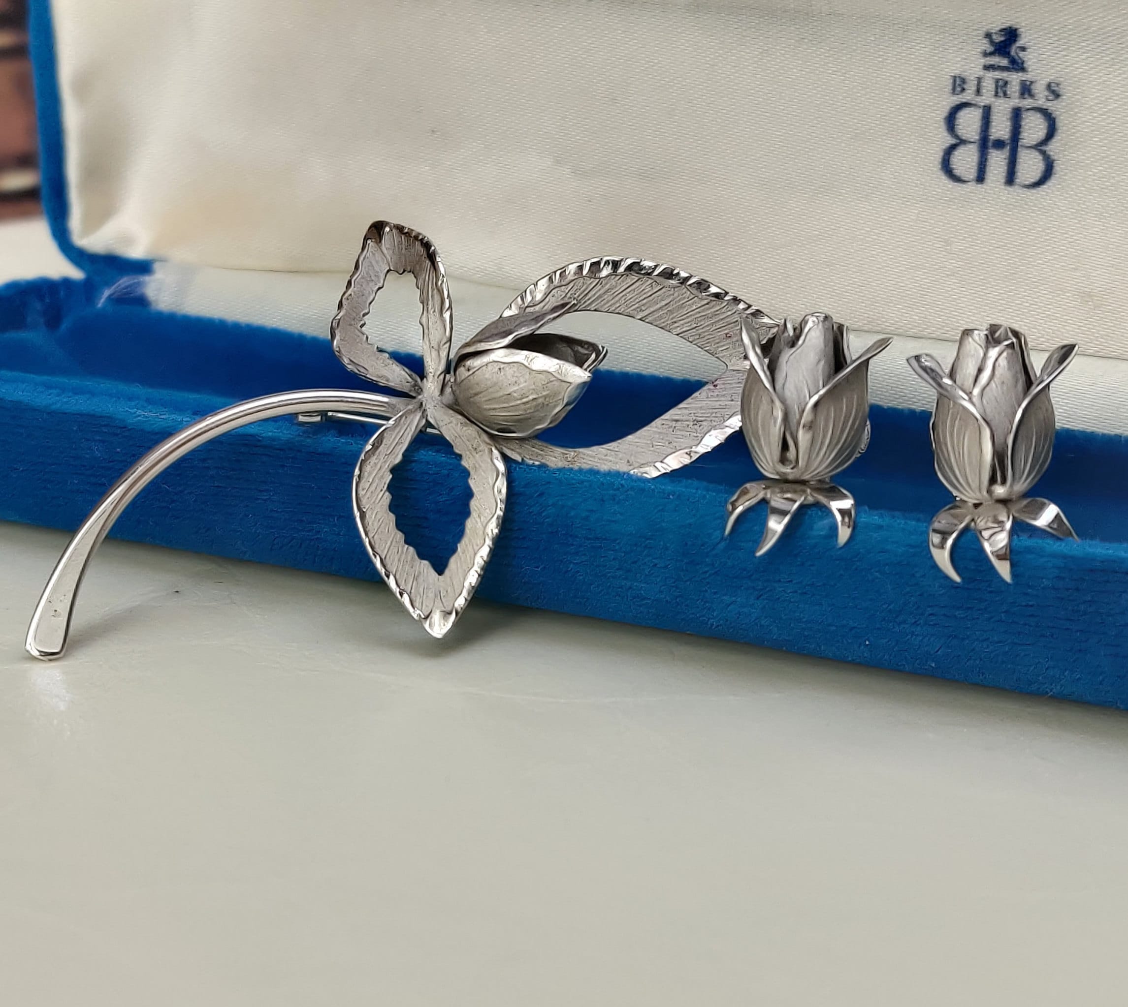 Jewelry Set, BOND BOYD, Sterling Silver, Brooch and Earrings, Jewellery ...