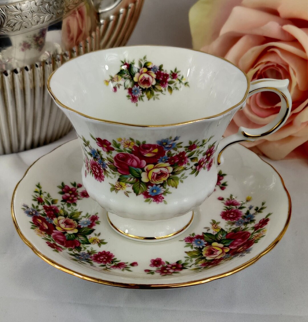 Vintage Teacup, PARAGON, Teacup & Saucer, Holiday Gift - Etsy