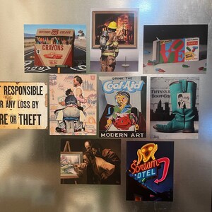 Art Magnets, 4.25 X 5.5 Inches, Pop Art, Ben Steele, - Etsy