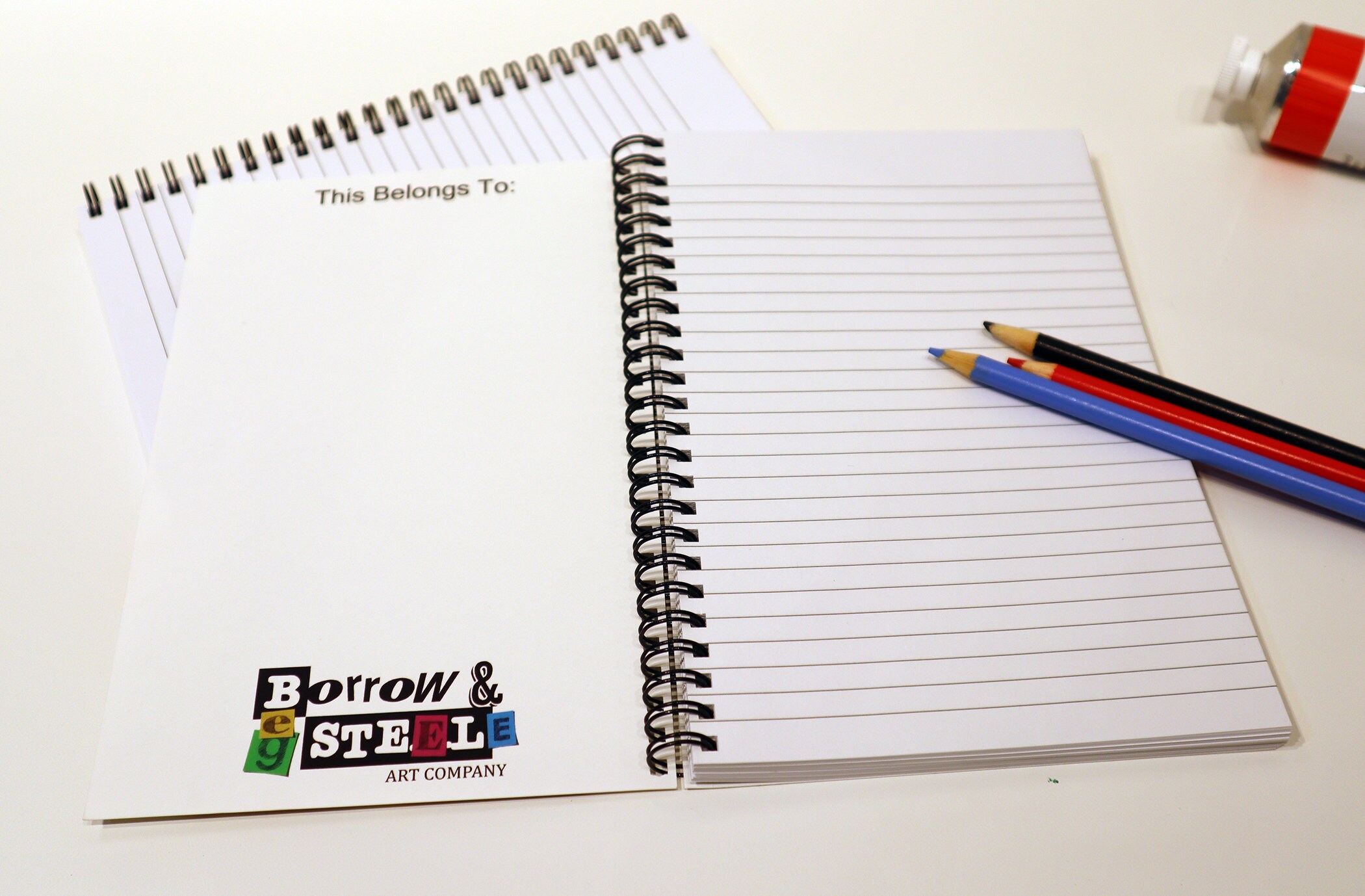 Starry Night Art Notebook, the Scream Crayons, Soft Spiral Notebook ...