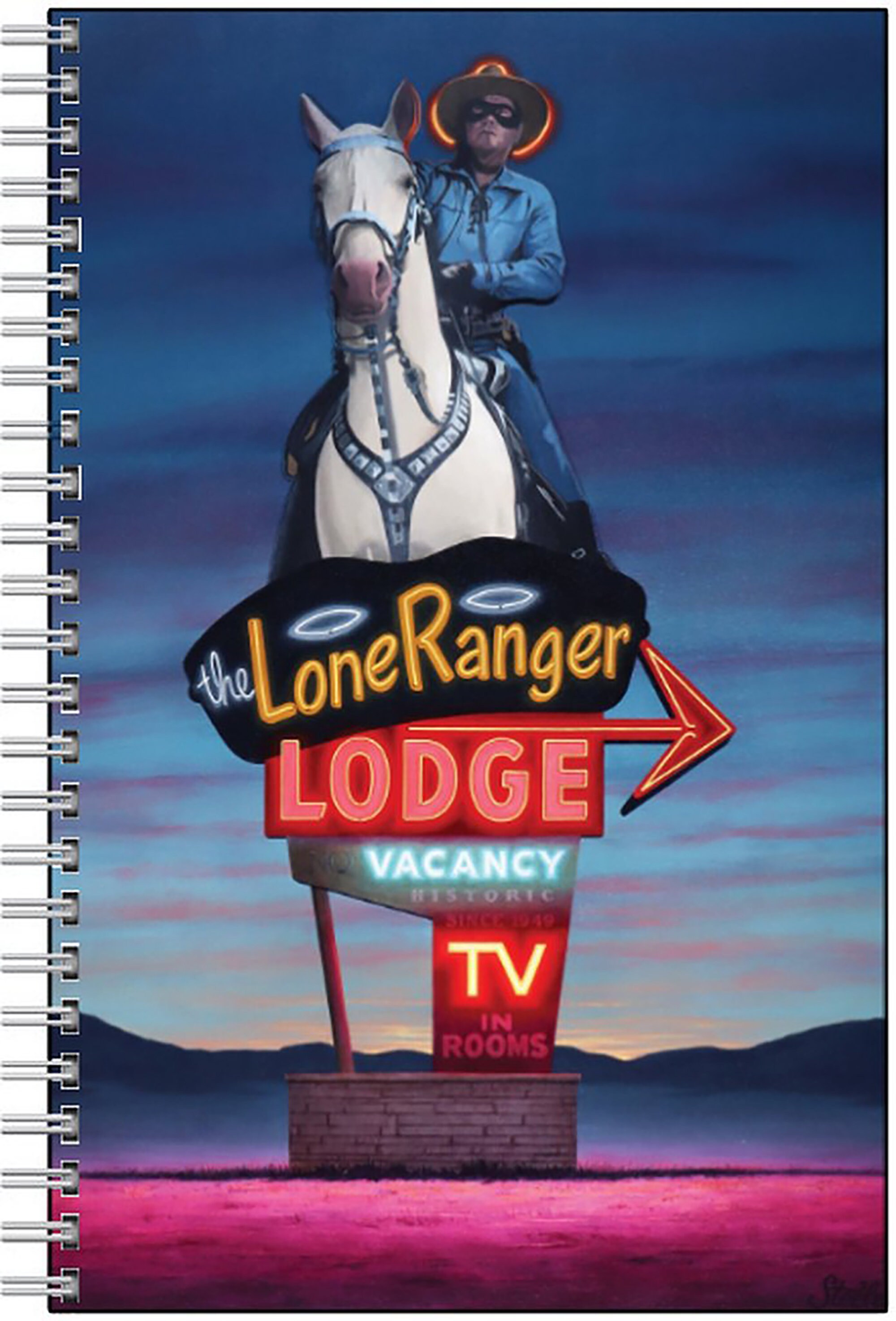 Lone Ranger Notebook, Neon Sign Notebook, Lone Ranger Coloring Pencils ...