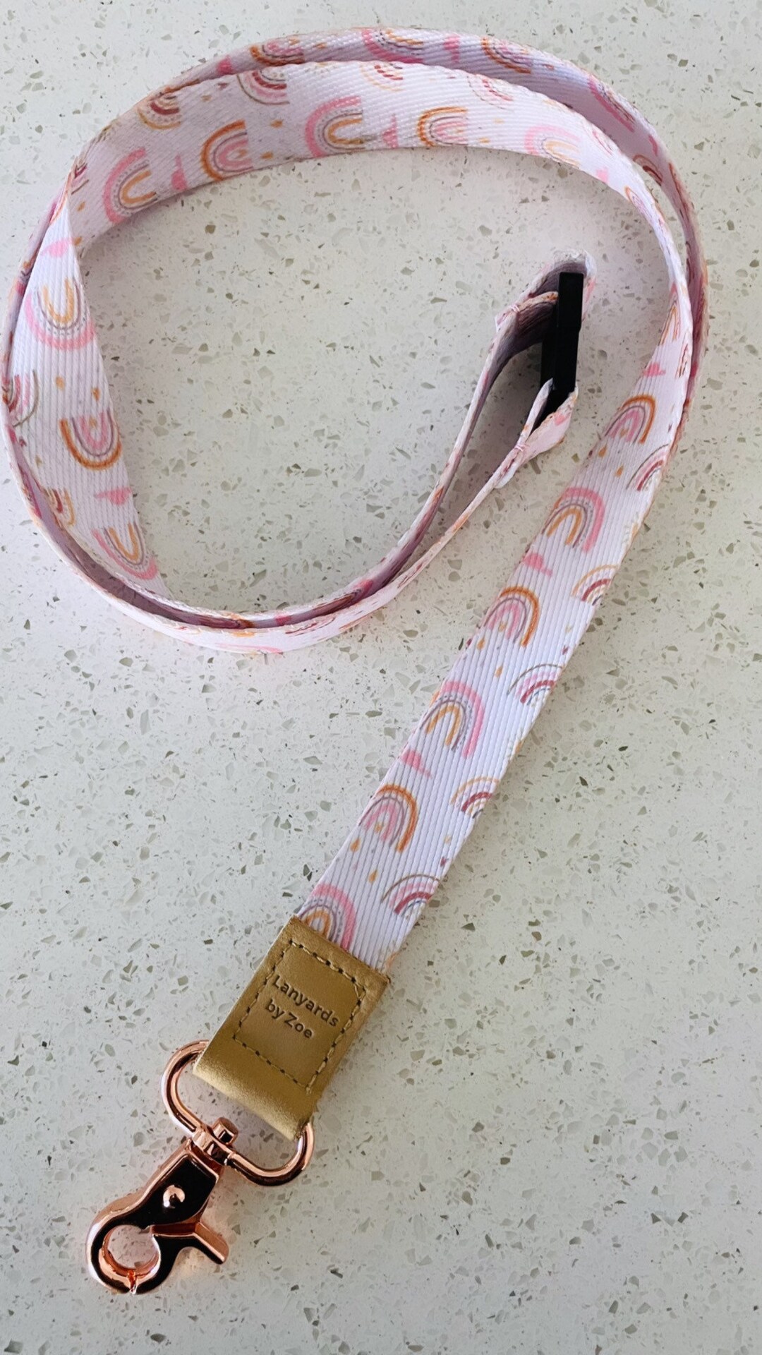 Rainbow Fabric Lanyard Pink Rainbow Fabric Lanyard Rainbow Lanyard ...