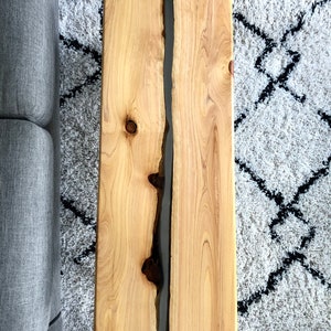 Cedar Live Edge River Table - Etsy