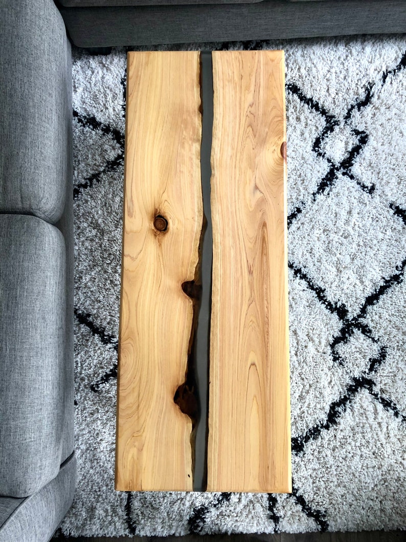 Cedar Live Edge River Table - Etsy