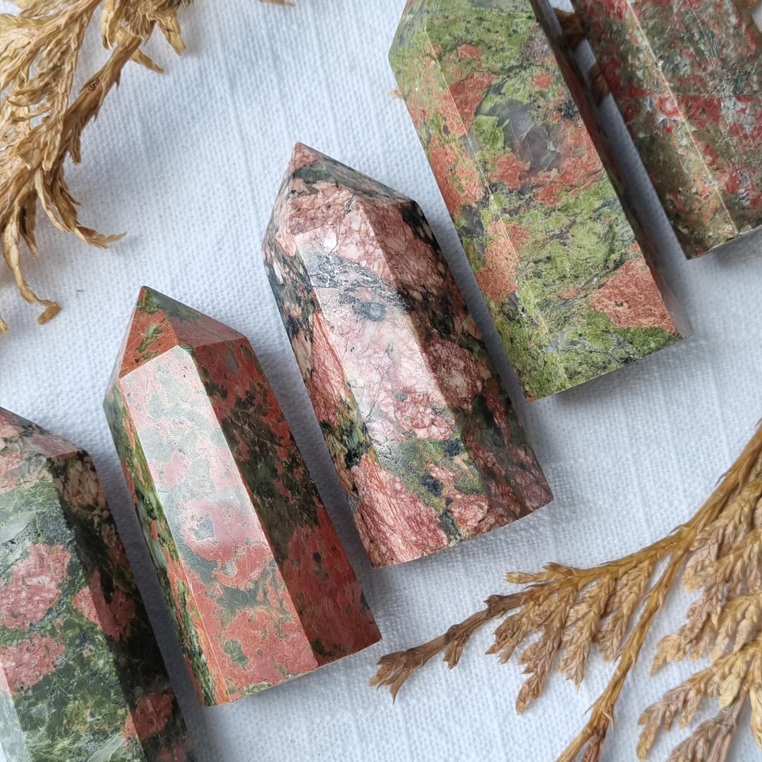 Unakite Tower India - Etsy