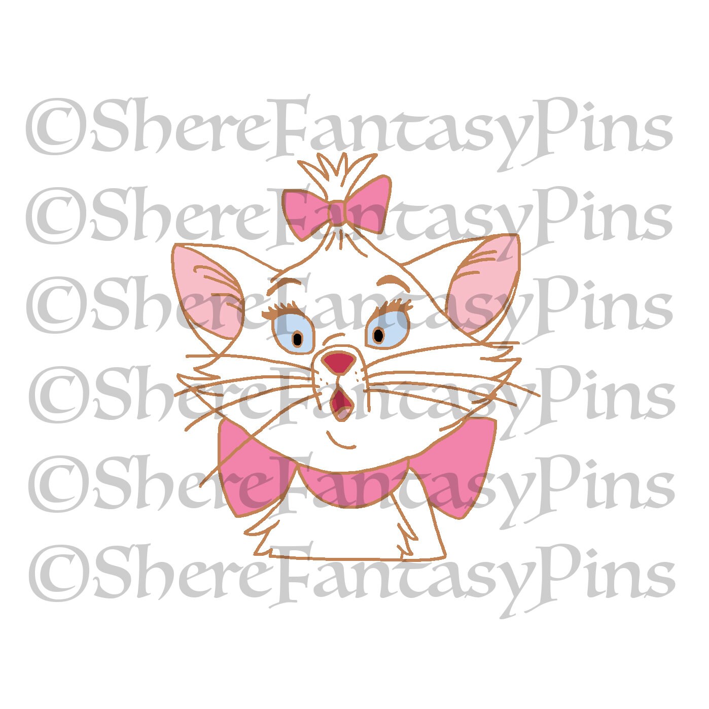 Marie Fantasy Pin - Scaredy Cat Series - Disney Fantasy Pin - Cat ...