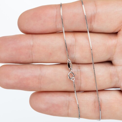 0.7mm 925 Sterling Silver Gold Chain Gold Chain Necklace 40 - Etsy UK