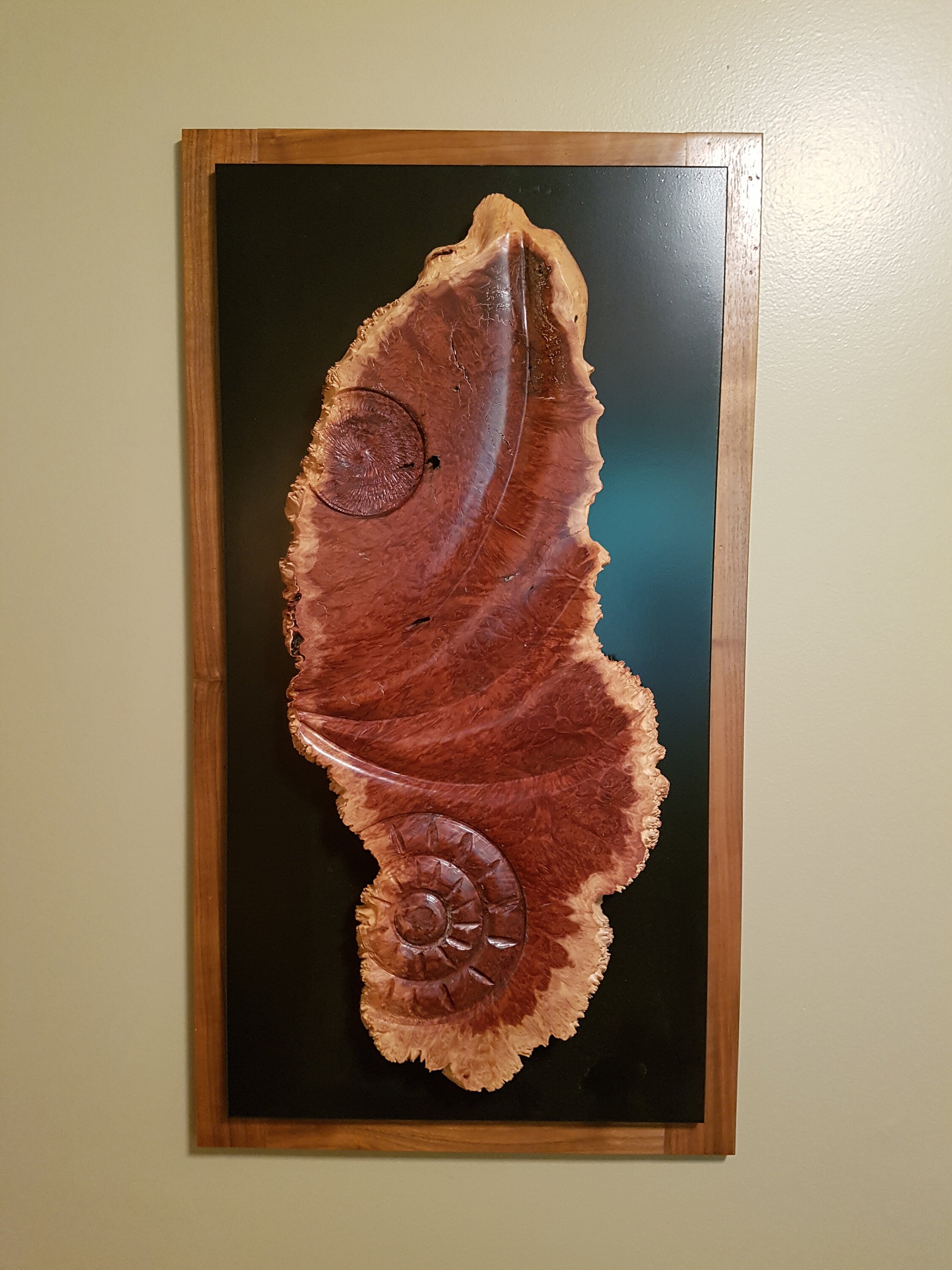 Hand Carved and Turned Live Edge Wall Hanging - Etsy