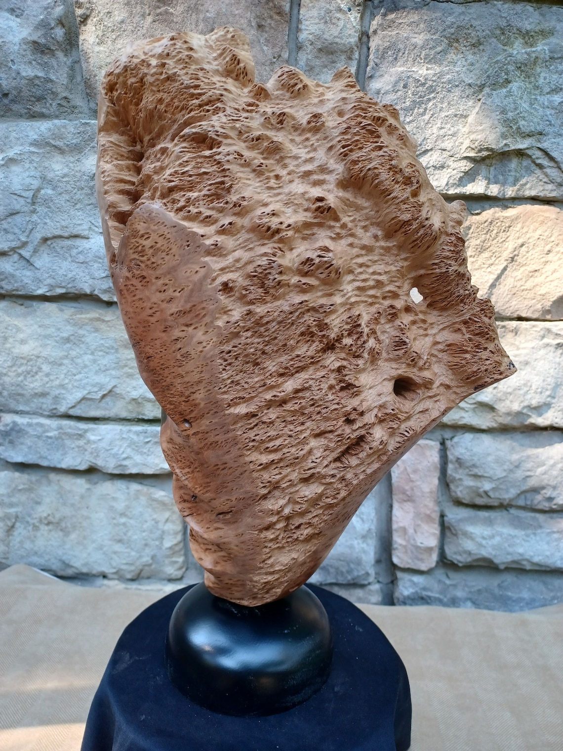 Hand Carved Burl Wood Sculpture in Australian Burl Wood - Etsy