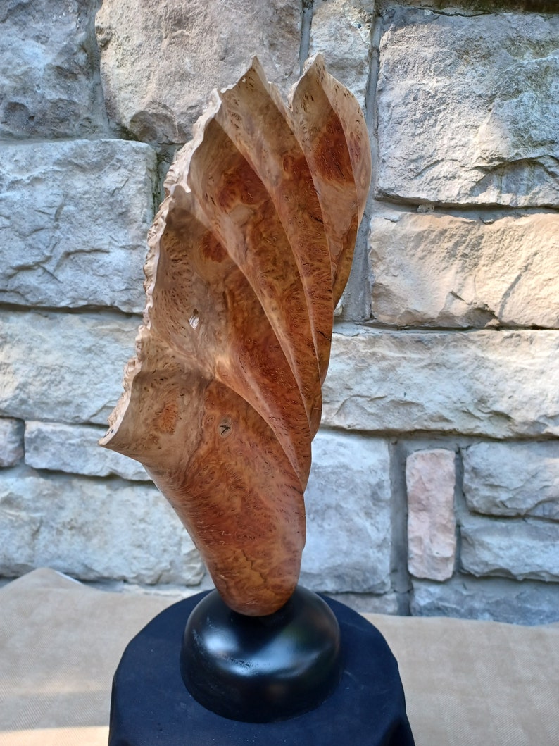 Hand Carved Burl Wood Sculpture in Australian Burl Wood - Etsy