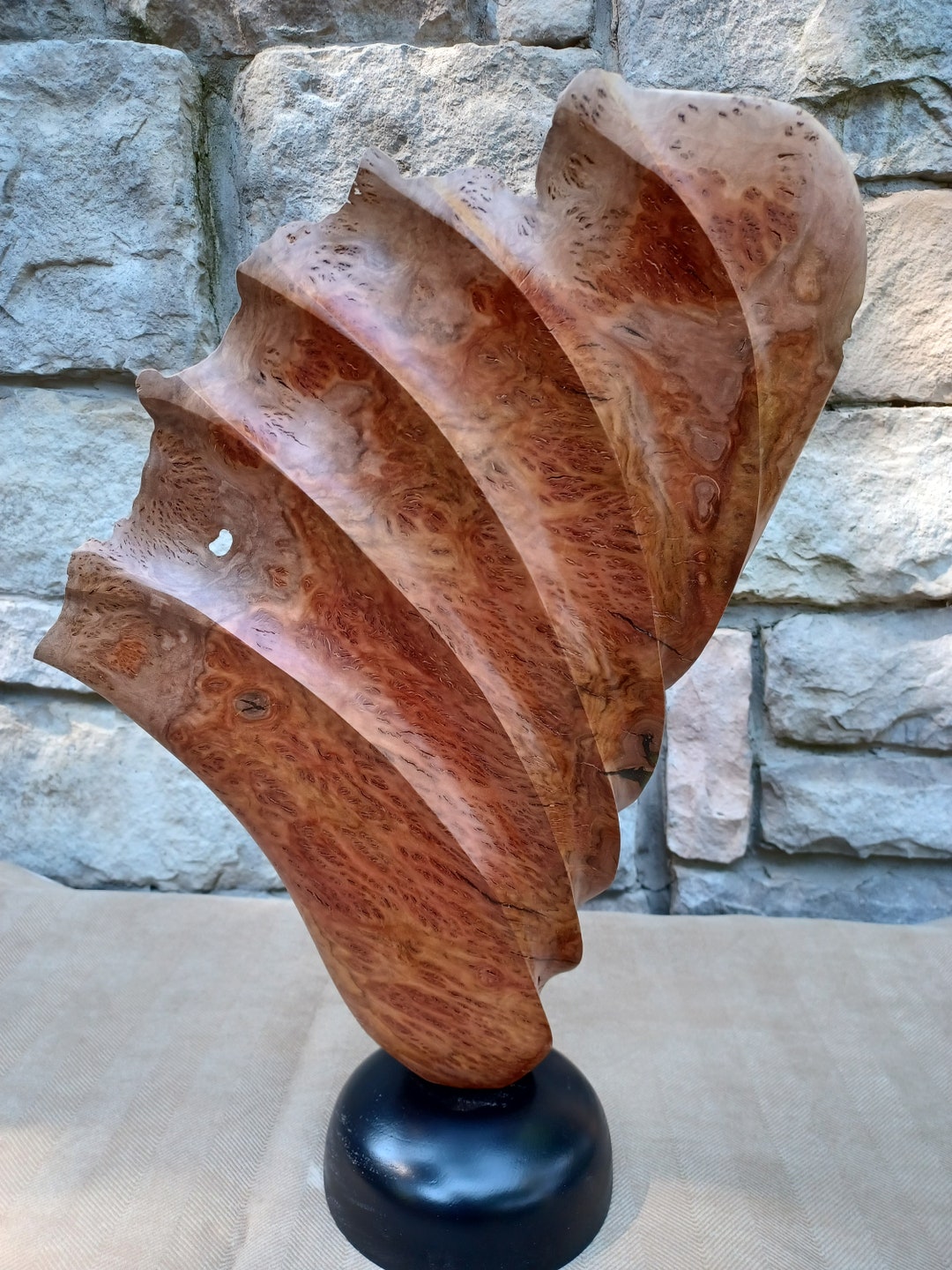 Hand Carved Burl Wood Sculpture in Australian Burl Wood - Etsy