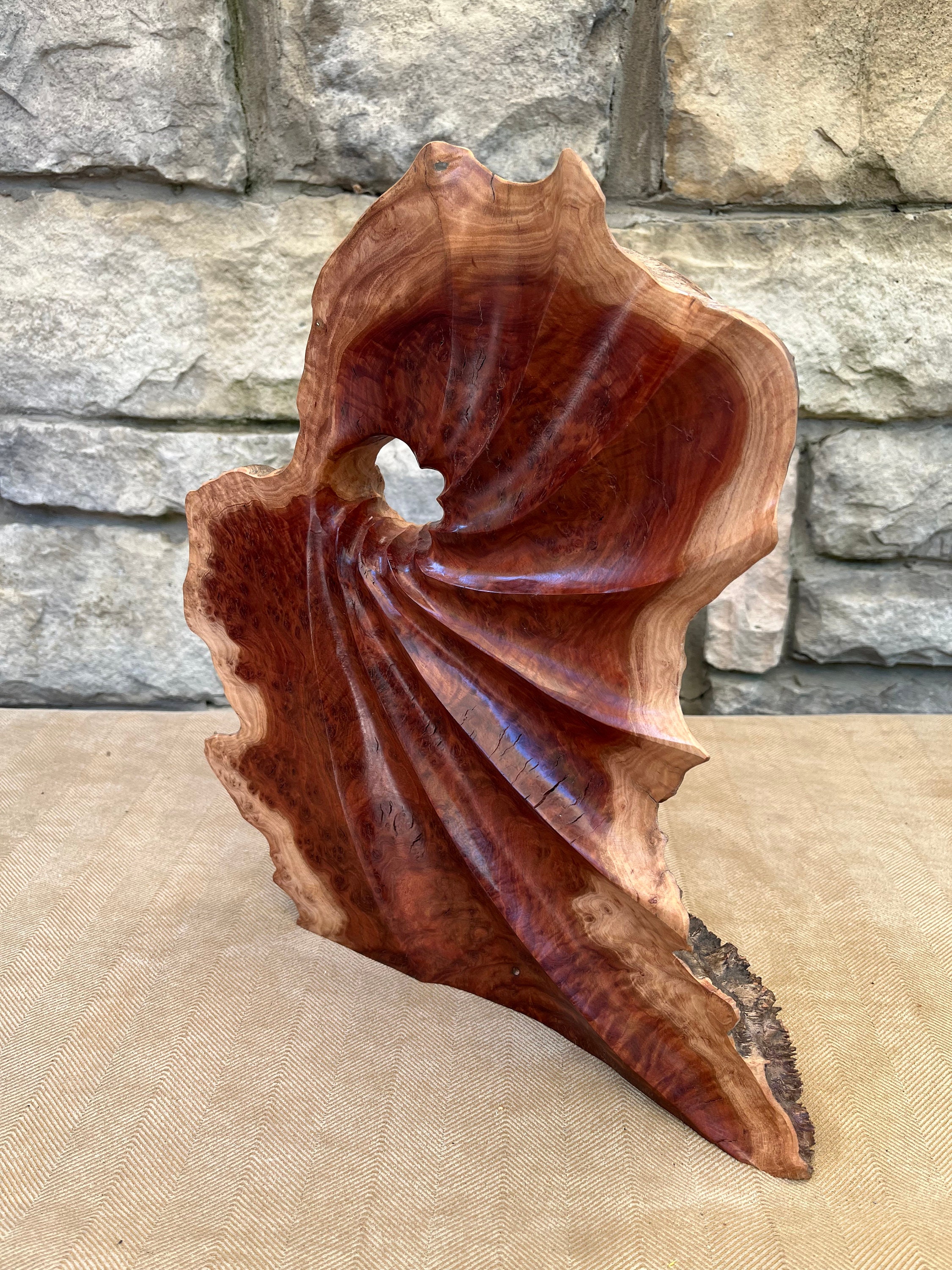 Hand Crafted Live Edge Burl Wood Sculpture - Etsy Hand Crafted Live Edge Burl Wood Sculpture - Etsy