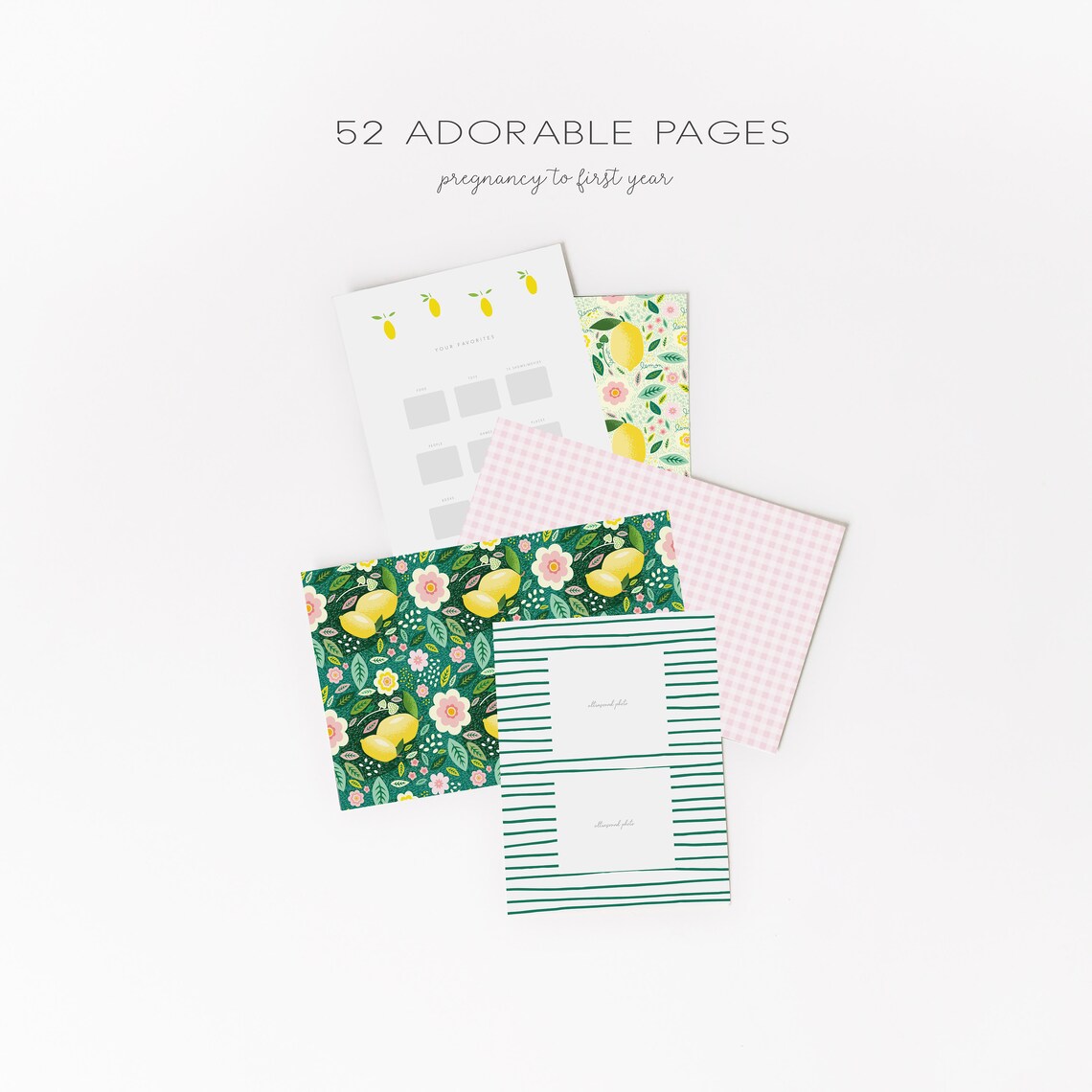 Baby Book Printable Baby Book Pages Baby Memory Book - Etsy