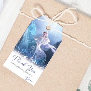 Frozen 2 Favor Tags, Frozen Thank You Tags, Frozen 2 Birthday Decor ...