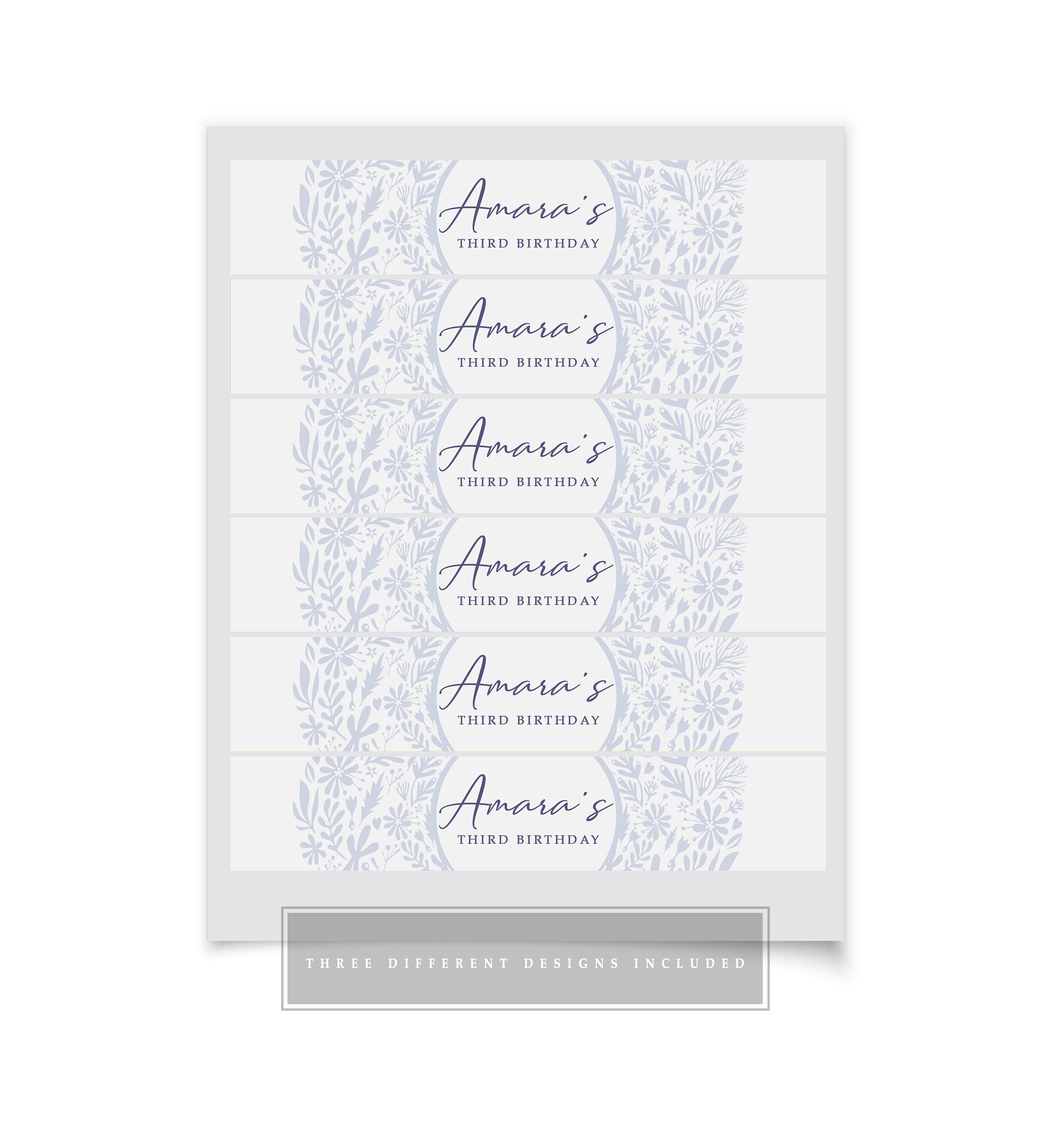 Frozen 2 Water Bottle Labels Modern Frozen bottle wraps | Etsy