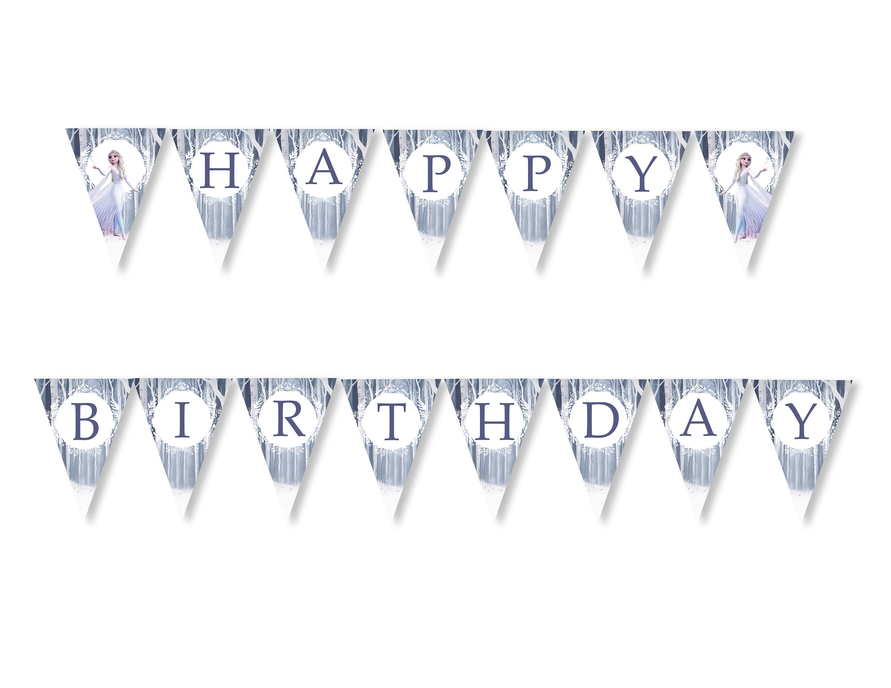 Frozen 2 Birthday Banner Frozen 2 Birthday Invitation Frozen - Etsy