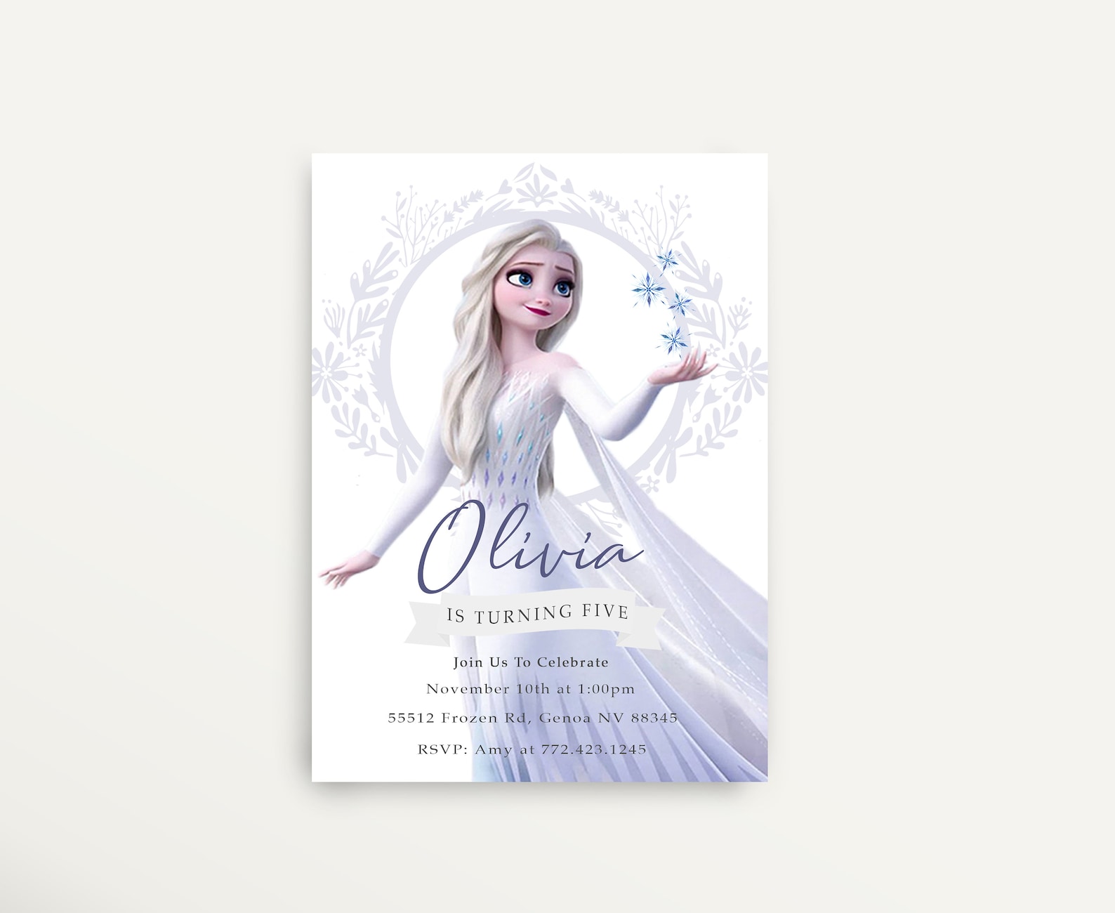 Frozen 2 Invitation Frozen 2 Invite Modern Frozen Birthday - Etsy