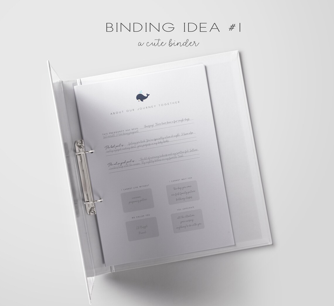 Baby Book Printable Baby Book Pages Baby Memory Book | Etsy