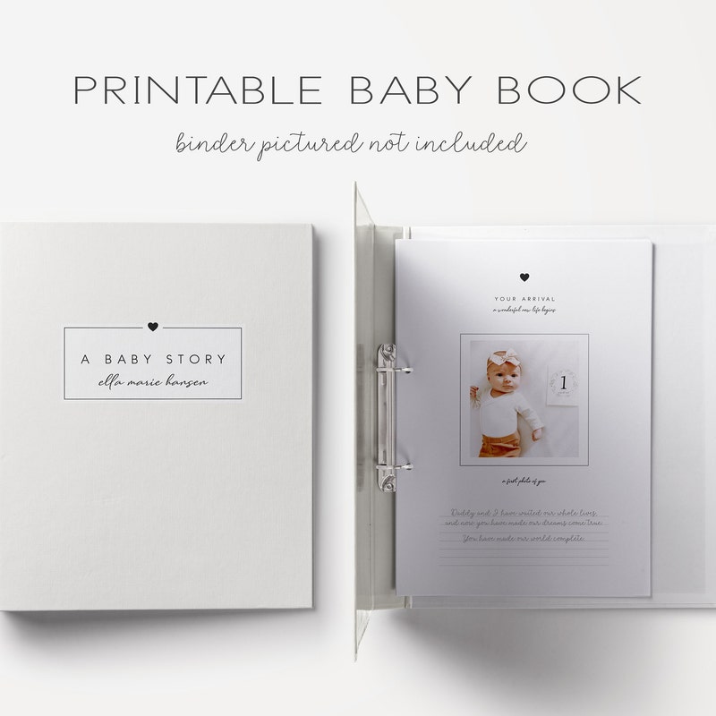 Baby Book Pages - Etsy