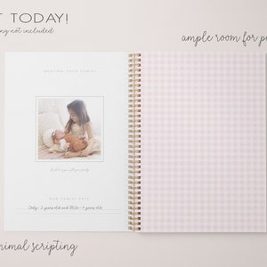 Baby Book - Printable Baby Book Pages - Baby Memory Book - Baby Book ...