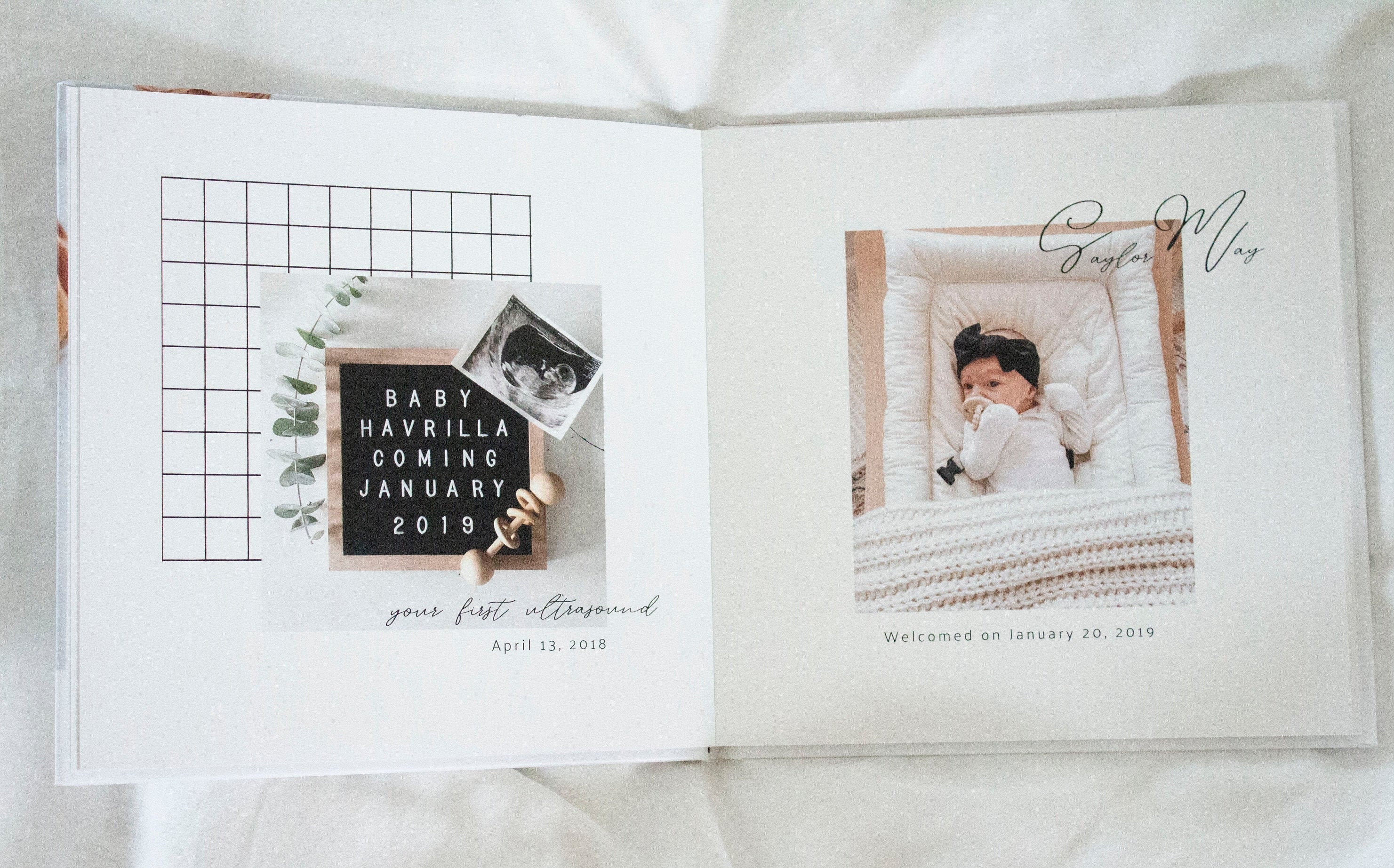 Boy Baby Book Template Ebook Template Canva Template - Etsy